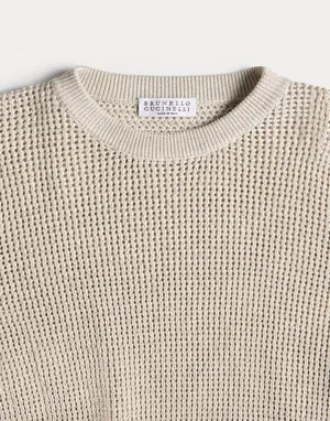 Brunello Cucinelli Ribbed Net Sweater