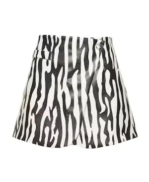Coperni Zebra Print Miniskirt