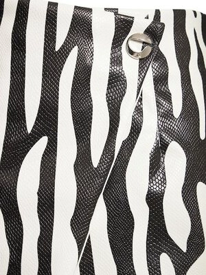 Coperni Zebra Print Miniskirt