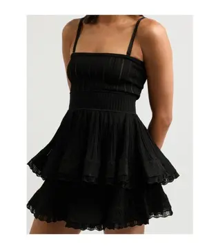 Alaïa Crinoline Ribbed-knit Top