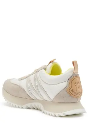 Moncler Pacey Panelled Suede Sneakers