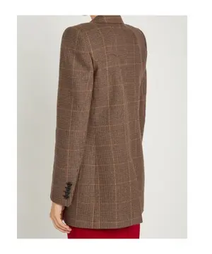Saint Laurent Houndstooth Wool And Cashmere-blend Blazer