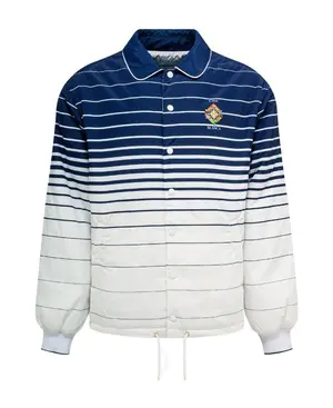 Casablanca Striped Jacket With Graphic Print