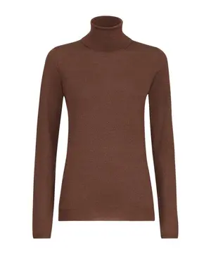 Brunello Cucinelli Sparkling Cashmere And Silk Lightweight Turtleneck Sweater