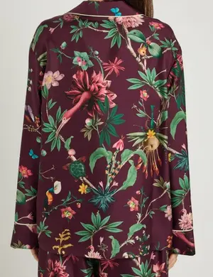La DoubleJ Zooflora Printed Silk-twill Shirt