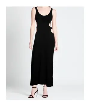 Chloé Knitted Maxi Dress With Cutouts