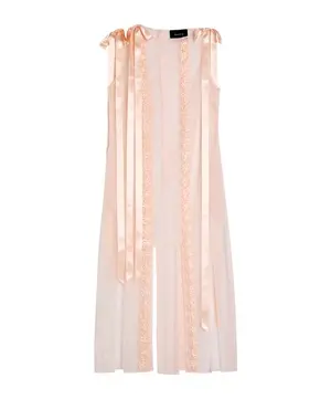 Simone Rocha Appliquéd Sheer Tulle Midi Dress