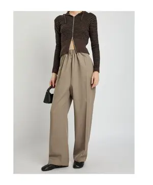 Our Legacy Compact Striped Brushed Alpaca-blend Jumper