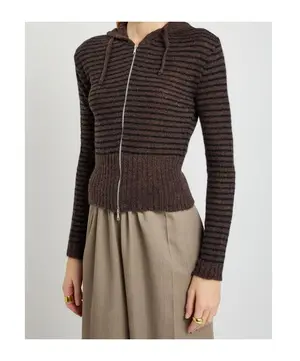 Our Legacy Compact Striped Brushed Alpaca-blend Jumper