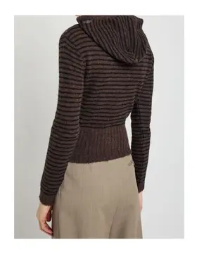 Our Legacy Compact Striped Brushed Alpaca-blend Jumper