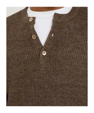 Brunello Cucinelli Ribbed Knit Linen-cotton Blend Knit Sweater