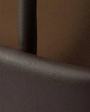 Prada Passage Medium Leather Bag With Re-nylon Flap - Brown