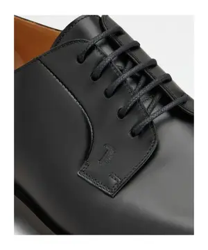 TOD'S Embossed Lace-up Derby Shoes