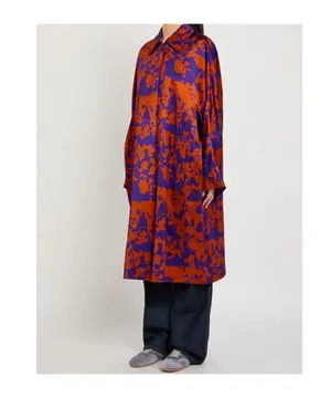 Dries Van Noten Roolsy Printed Satin Coat