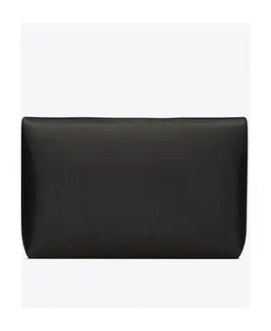 Saint Laurent Cassandre Small Envelope Pouch In Lambskin