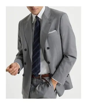 Brunello Cucinelli Virgin-wool And Silk Lightweight Hopsack One-and-a-half Breasted Blazer