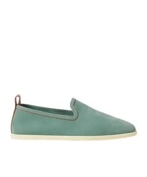 Loro Piana Venice Walk Loafer - Pine Cloud