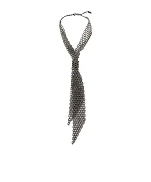 Brunello Cucinelli Sterling Silver Tie - Gray
