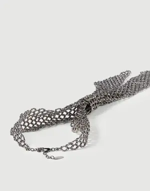Brunello Cucinelli Sterling Silver Tie