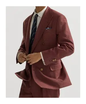 Brunello Cucinelli Virgin Wool And Cashmere Flannel Cavallo Tailor Blazer