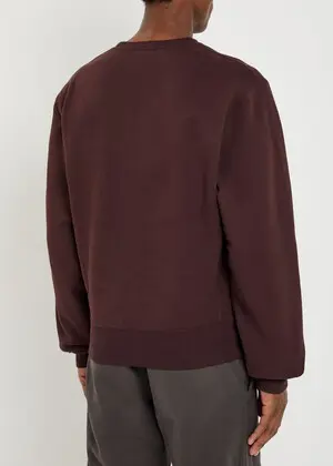 Saint Laurent Logo-embroidered Cotton Sweatshirt