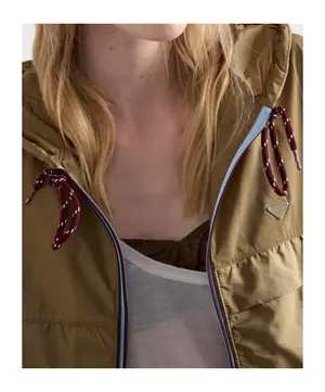 Prada Re-nylon Lightweight Hooded Anorak