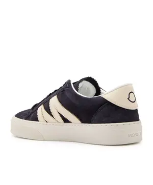 Moncler Monaco Suede Sneakers