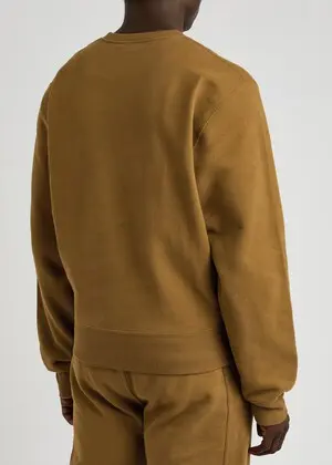 Saint Laurent Logo-embroidered Cotton Sweatshirt