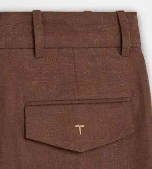 TOD'S Belt Loop Casual Pants