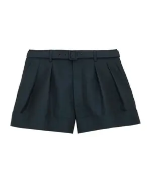 Saint Laurent Wool And Mohair Tailored Shorts