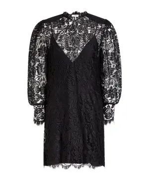 Chloé Floral-lace Mini Dress