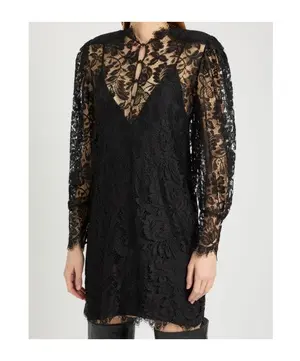 Chloé Floral-lace Mini Dress