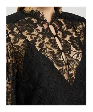 Chloé Floral-lace Mini Dress