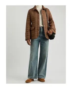Moncler Epinal Quilted Shell Jacket - Brown