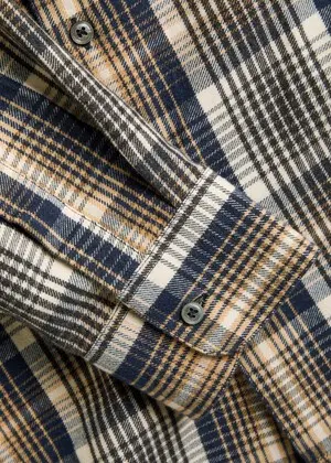 Studio Nicholson Checked Brushed-cotton Shirt