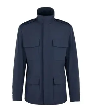 TOD'S Long-sleeved Jacket - Blue