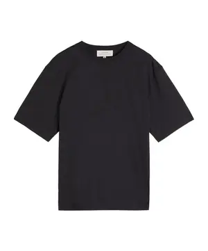 Studio Nicholson Branded Cotton T-shirt - Black