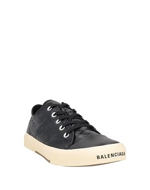 Balenciaga Leather Low-top Sneakers - Black