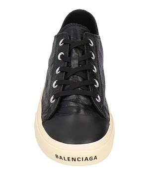 Balenciaga Leather Low-top Sneakers - Black