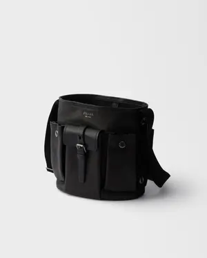Prada Route Leather Mini-bucket Bag