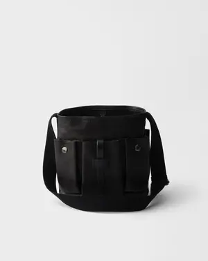 Prada Route Leather Mini-bucket Bag