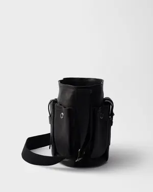 Prada Route Leather Mini-bucket Bag