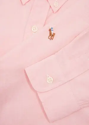 Polo Ralph Lauren Piqué Cotton Oxford Shirt - Nude