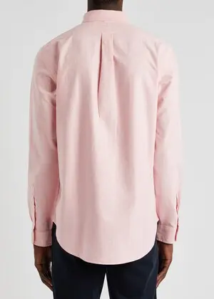 Polo Ralph Lauren Piqué Cotton Oxford Shirt - Nude