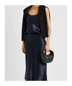 Vince Hammered Satin Top