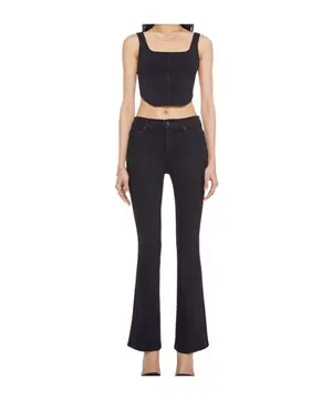 MOTHER Mother Flared Jeans Deep Black