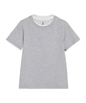 Brunello Cucinelli Crewneck Short-sleeve T-shirt