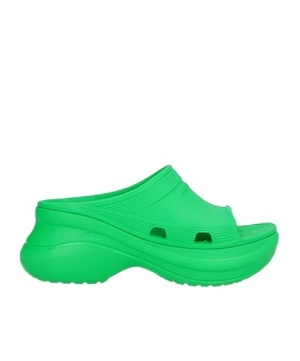 Balenciaga Logo Platform Sandals
