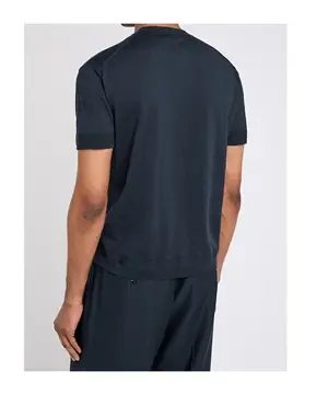 Moncler Knitted Silk-blend T-shirt