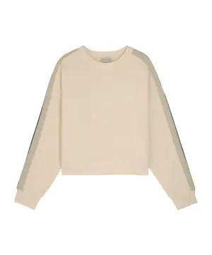 Moncler Panelled Cotton Sweatshirt - Nude